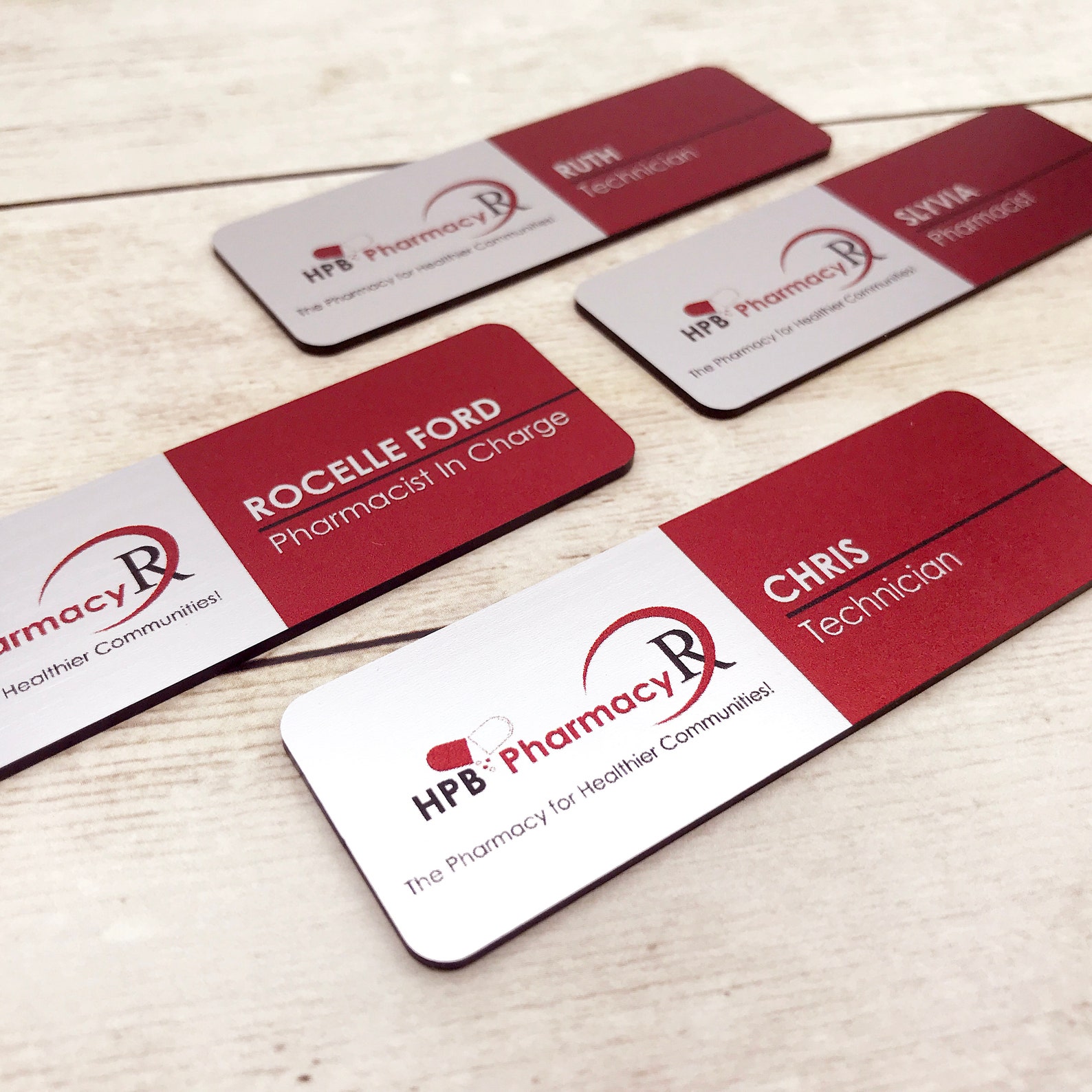Personalized Logo or Title NAME PROFESSIONAL Employee Company BADGE ...