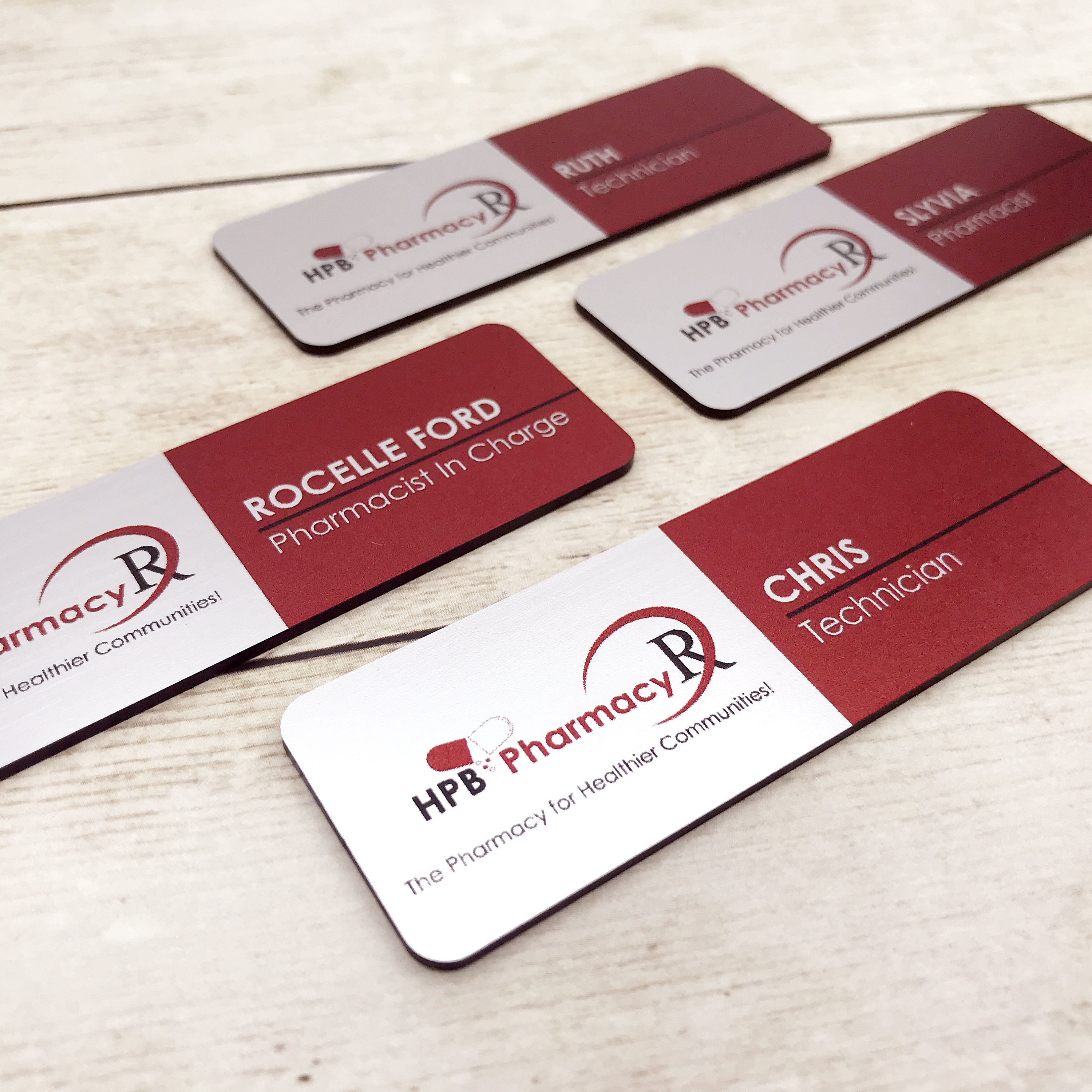 Personalized Logo or Title NAME PROFESSIONAL Employee Company BADGE ...