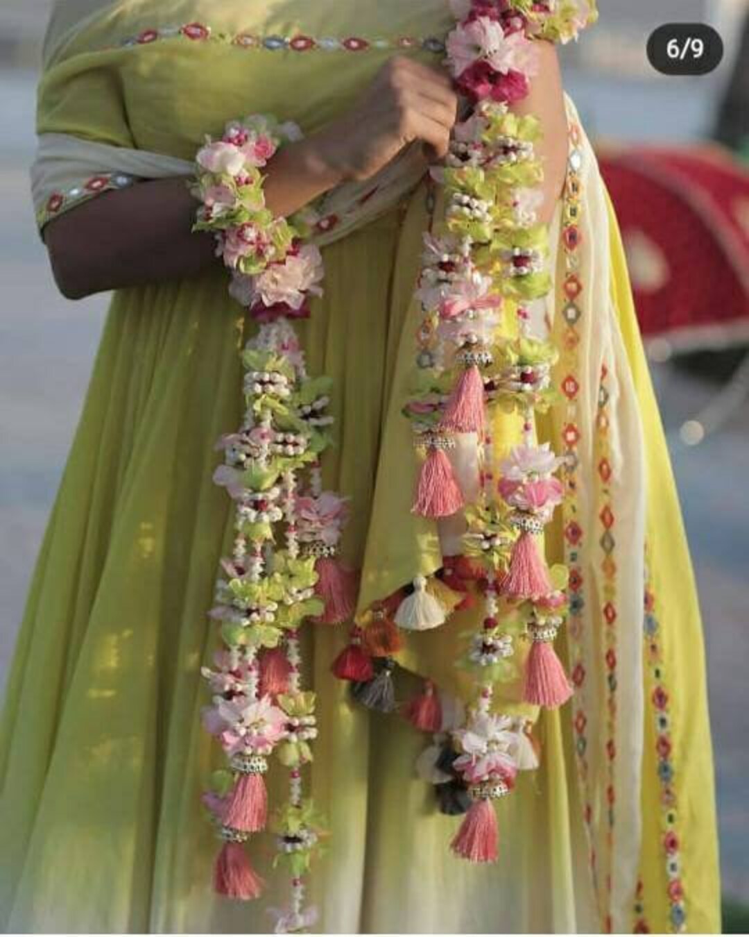 Handcrafted Heavy Bridal Kaleere Kalire Pair Flower Kalire - Etsy