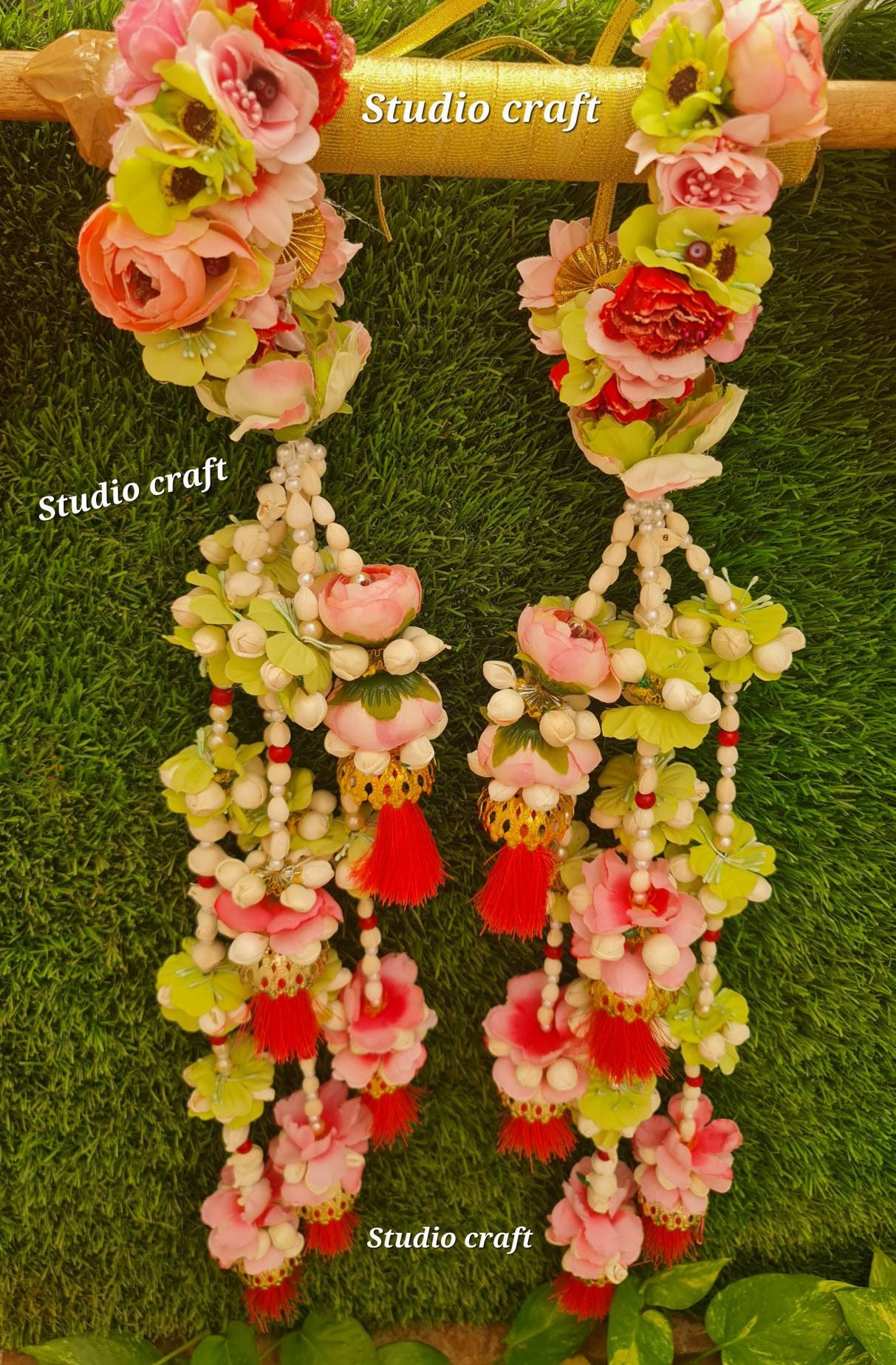 Handcrafted Heavy Bridal Kaleere Kalire Pair Flower Kalire - Etsy