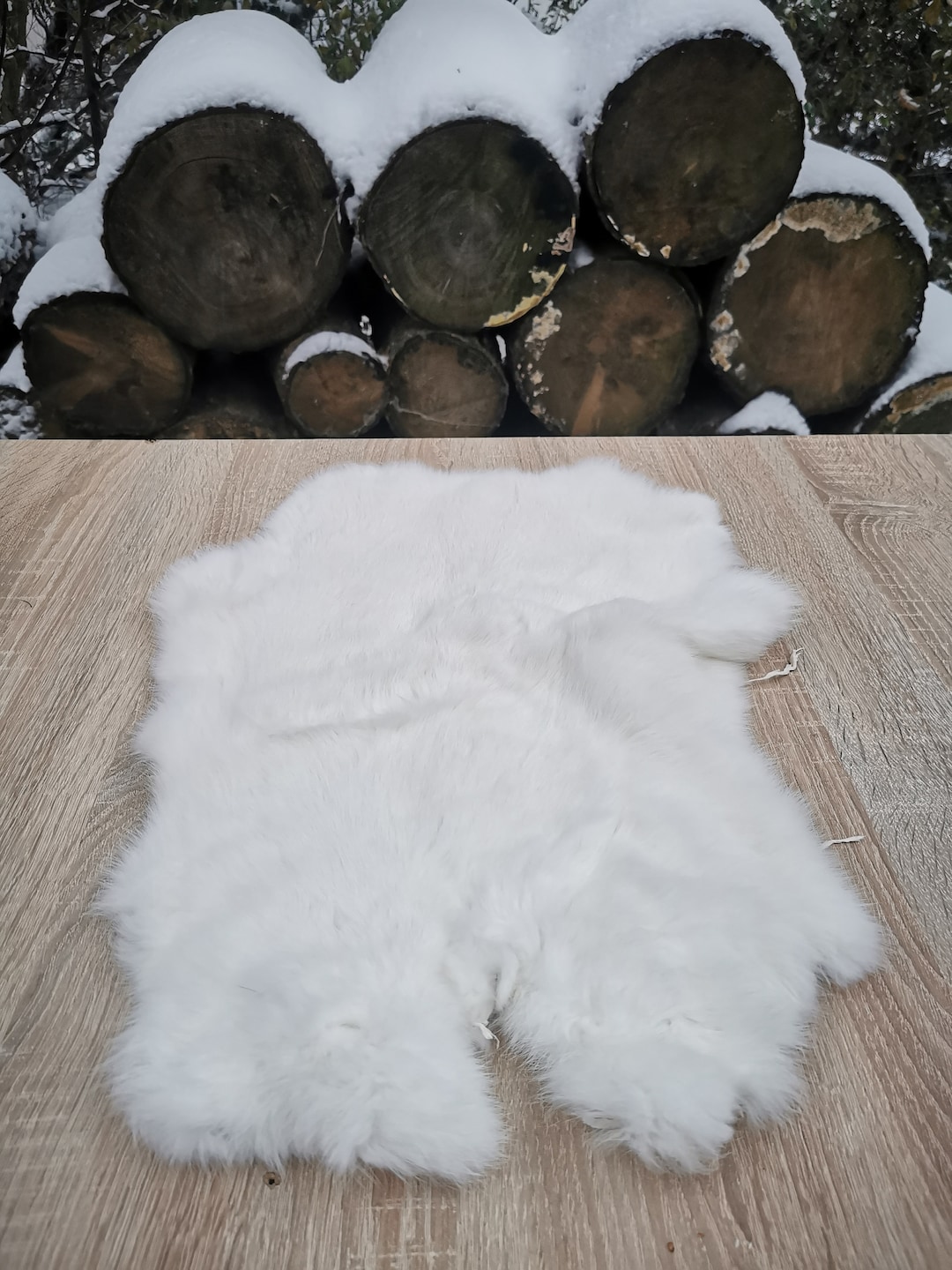 Natural White Soft Rabbit Fur Natural Fur Colors Natural - Etsy