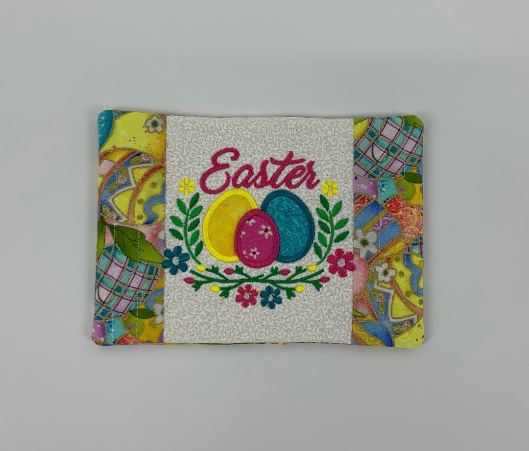 Easter Mug Rug, Beverage Coaster, Drink Coaster, Coffee/tea Lover ...