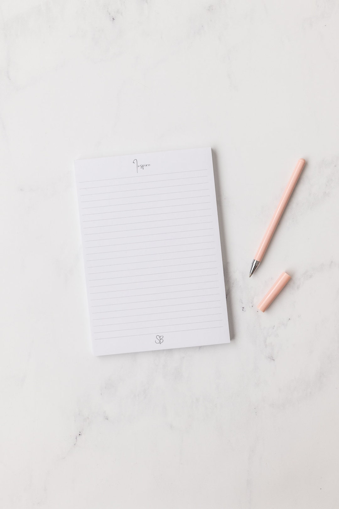 A5 Minimalist Notepad Simple Monochrome Design Writing Pad Black ...