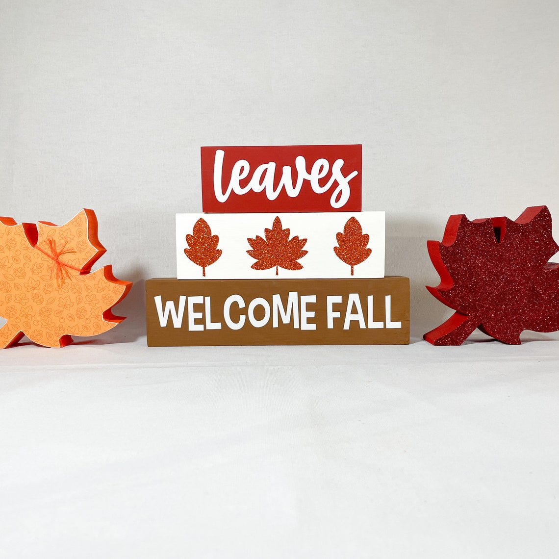 Assorted Leaf Cutouts I Love Fall Most of All Leaf Cutout - Etsy