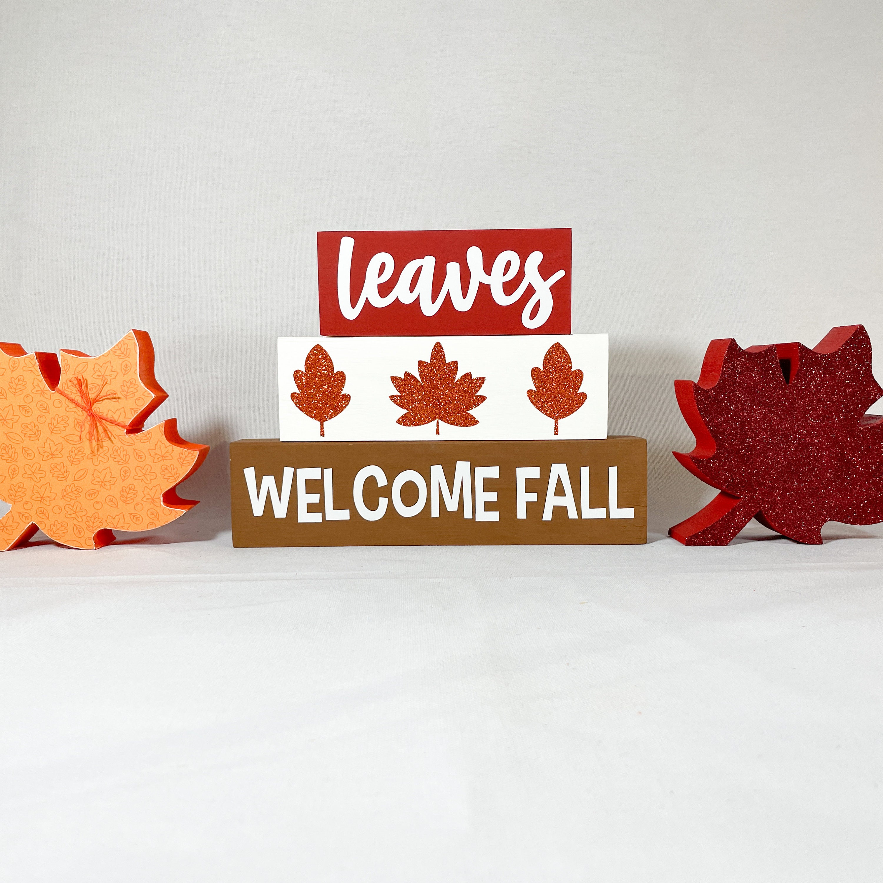 Assorted Leaf Cutouts I Love Fall Most of All Leaf Cutout - Etsy