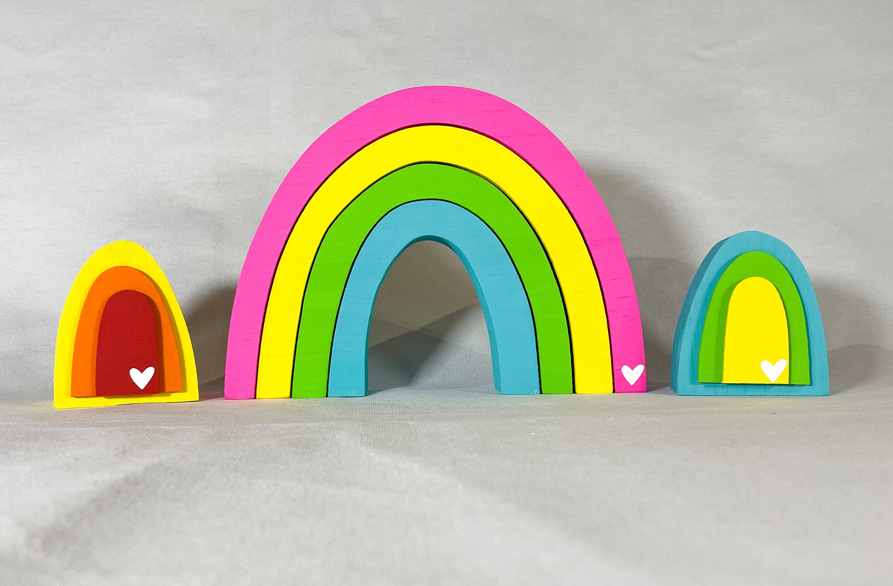 Large Rainbow Cutout, Summer Decor, Summer Tiered Tray, Summer Mantle ...