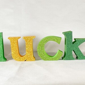 LUCK Letters, St. Patricks Day Decor, St Patrick's Day Decor, St. Patty ...