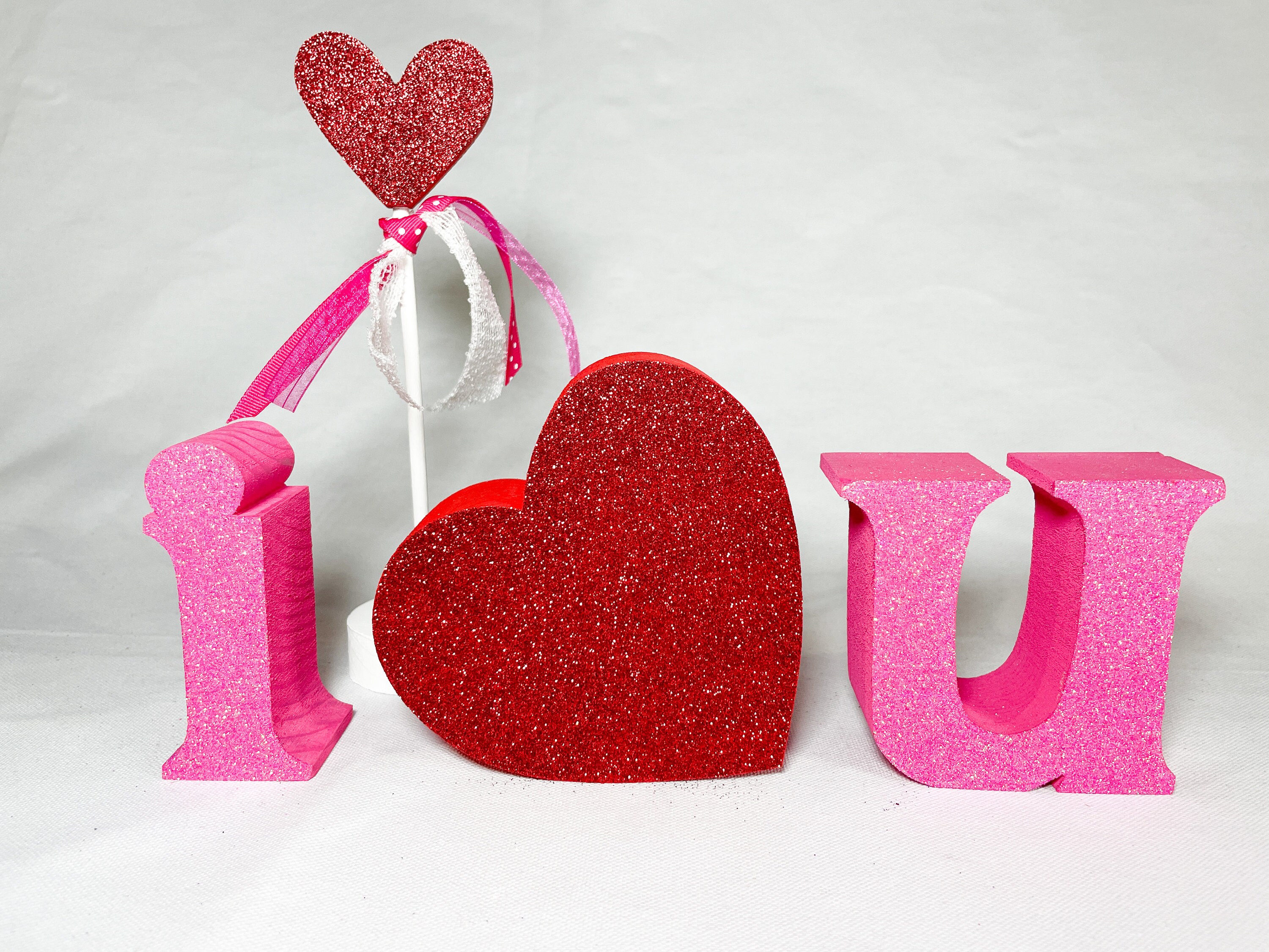 I Love You Letters, I Heart You Letters, Valentines Decor - Etsy
