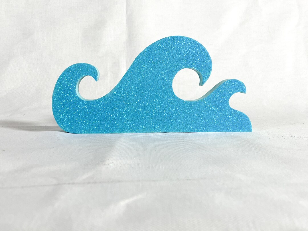 Wooden Wave Cutout, Tiered Tray Decor, Summer Tiered Tray, Summer Decor ...