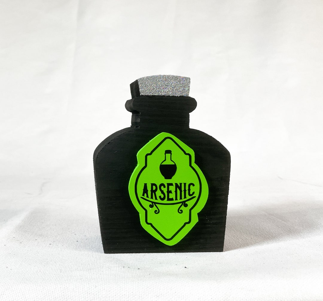 Poison Bottle Cutout, Arsenic Bottle Cutout, Halloween Decor, Spooky ...