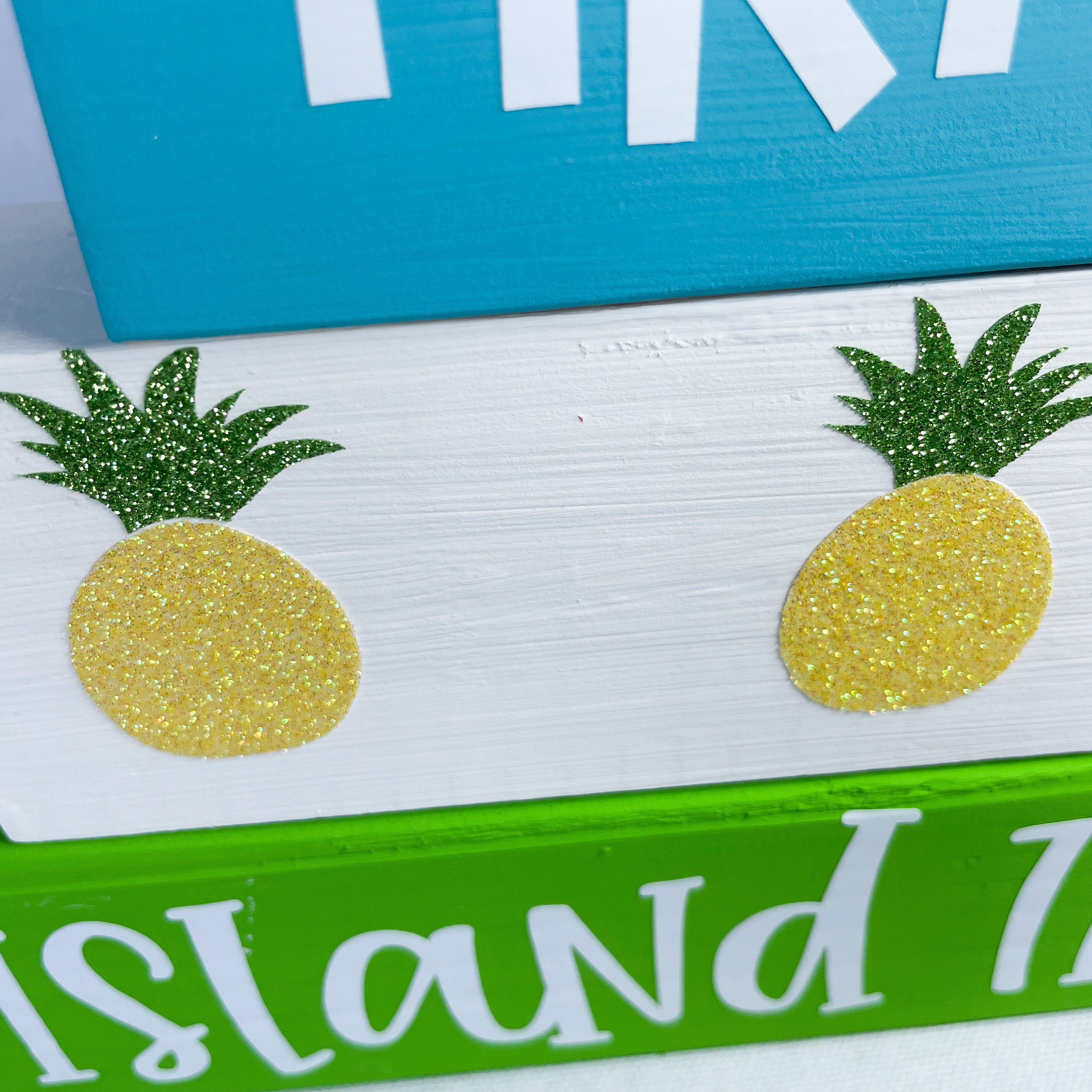 Summer Tiki Bar Stackable Block Set, Stacking Blocks, Island Decor ...