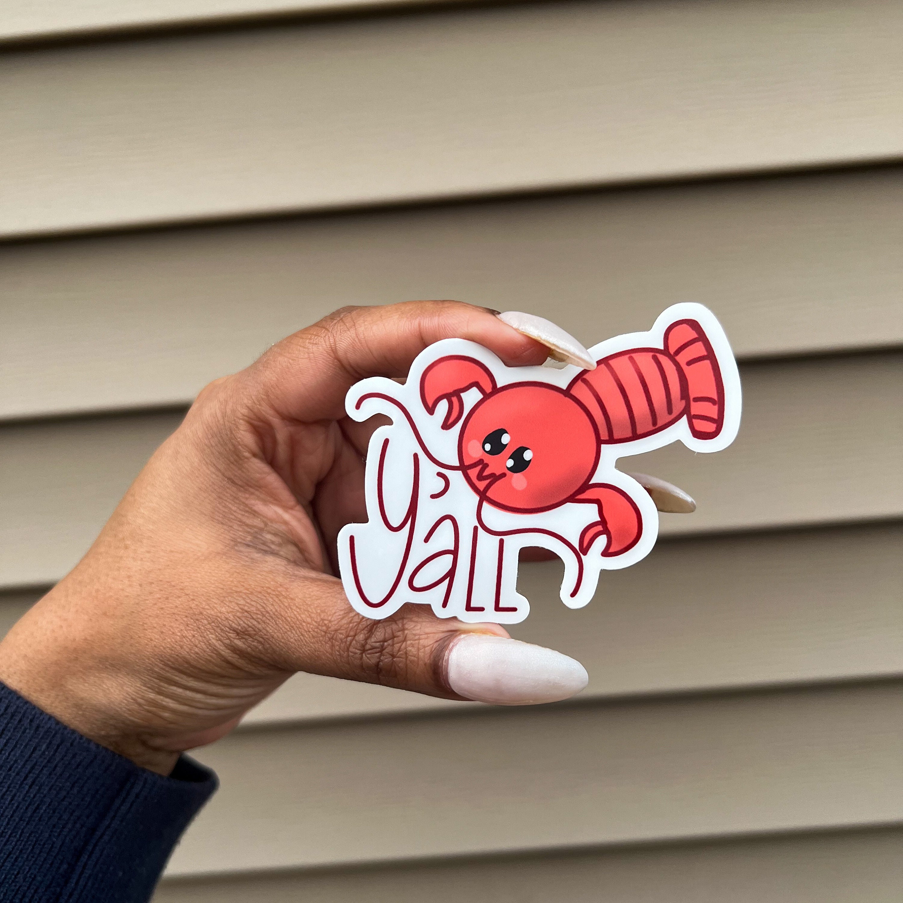 Crawfish Cutie Sticker - Etsy