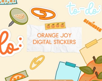 Melon Joy Digital Stickers Mini Pack - Etsy