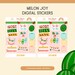 Melon Joy Digital Stickers Mini Pack - Etsy