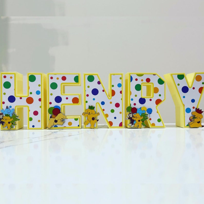 Spot the Dog Inspired 3D Letters Spot Custom 3D Letters - Etsy Australia
