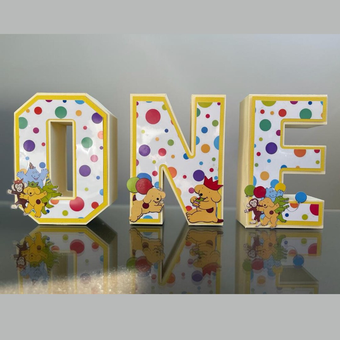 Spot the Dog Inspired 3D Letters | Spot | Custom 3D Letters | Birthday ...