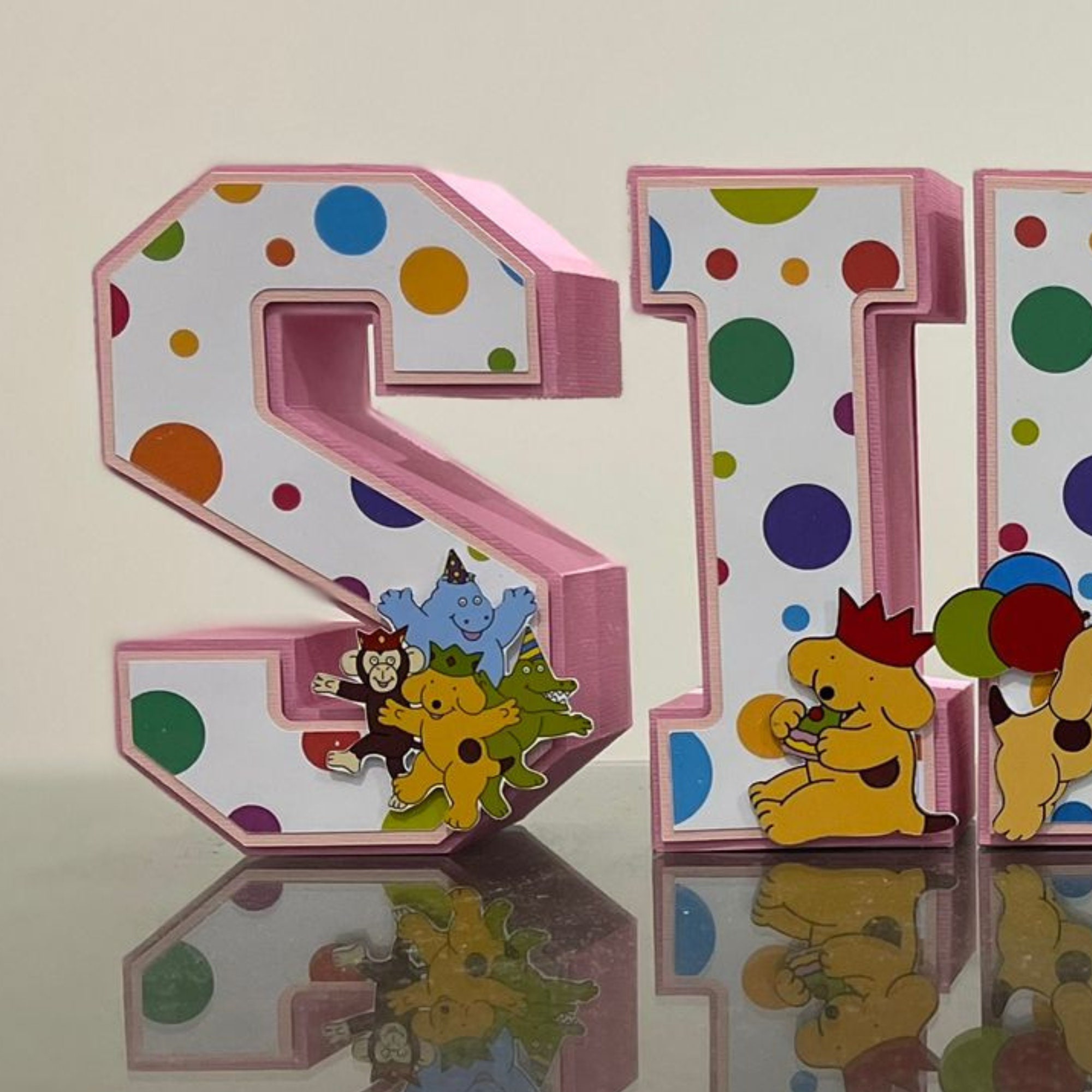 Spot the Dog Inspired 3D Letters | Spot | Custom 3D Letters | Birthday ...
