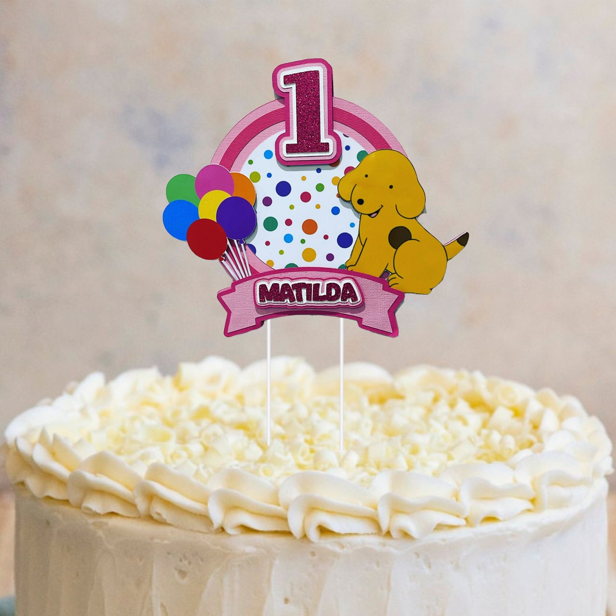 Spot the Dog Cake Topper Cake Topper Personalised Cake - Etsy UK