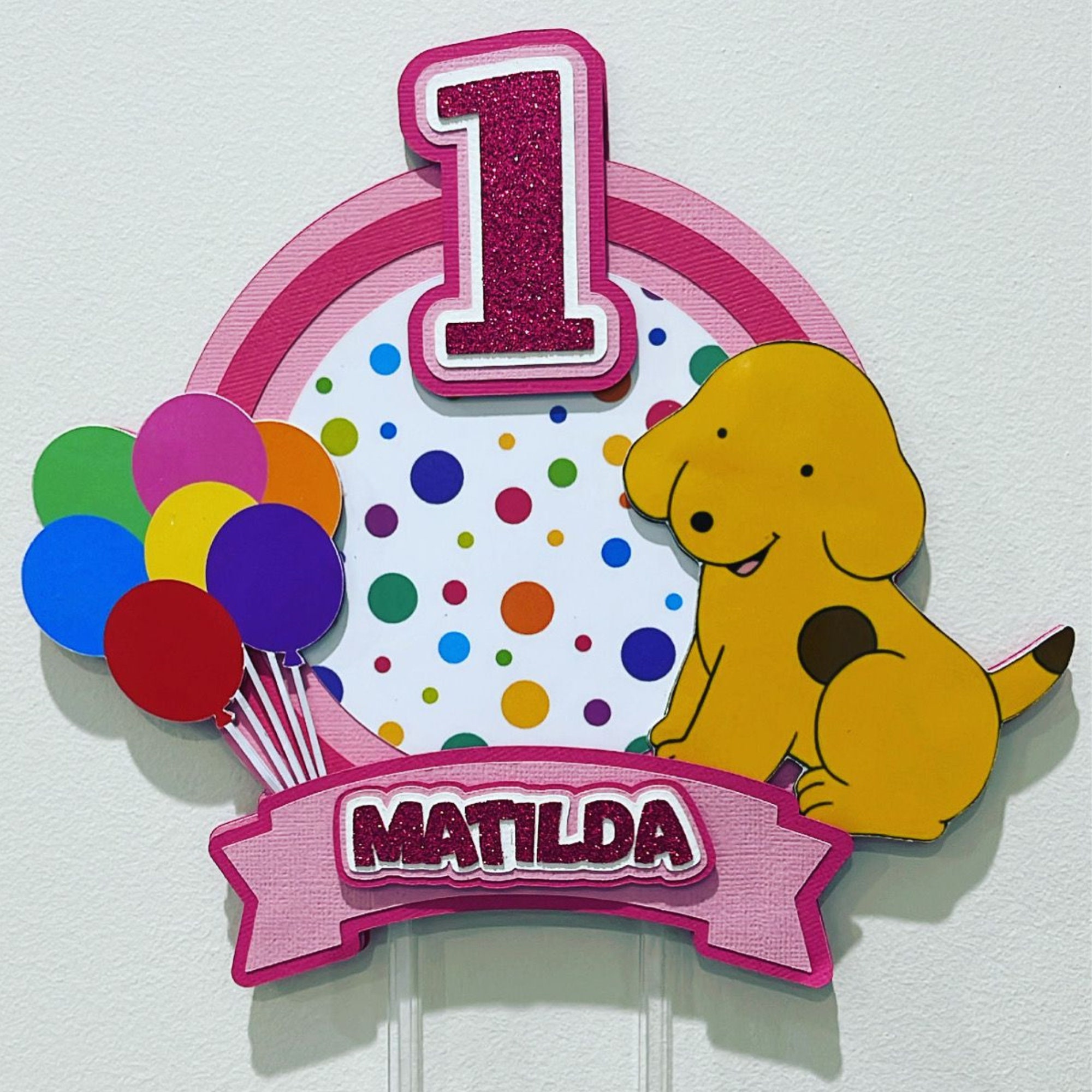 Spot the Dog Cake Topper Cake Topper Personalised Cake - Etsy Australia