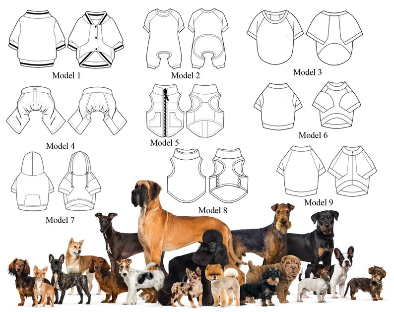 Personalized Sewing Pattern for Your Pet Printable PDF - Etsy