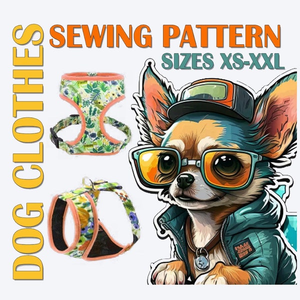 Dog Harness Sewing Pattern - Etsy