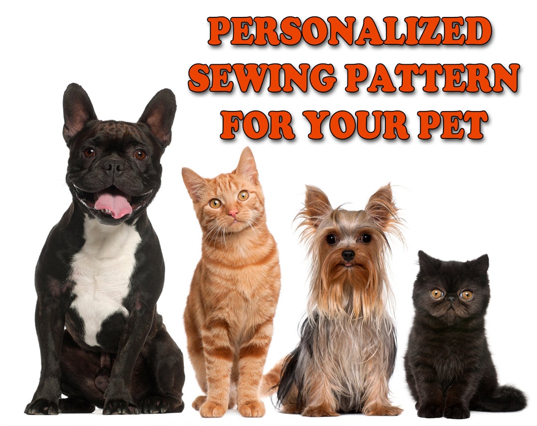 Personalized Sewing Pattern for Your Pet Printable PDF - Etsy
