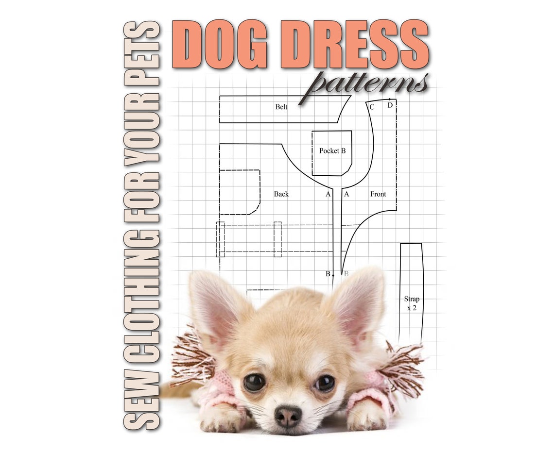 38 Dog Dress Patterns for All Sizes Create Individual Sewing - Etsy Canada