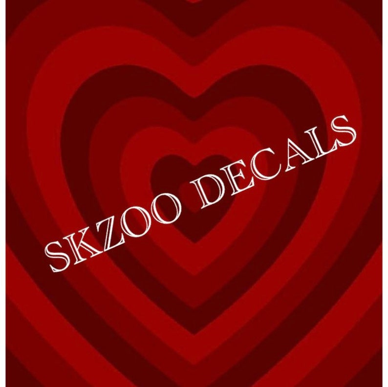 SKZOO DECALS black or White - Etsy