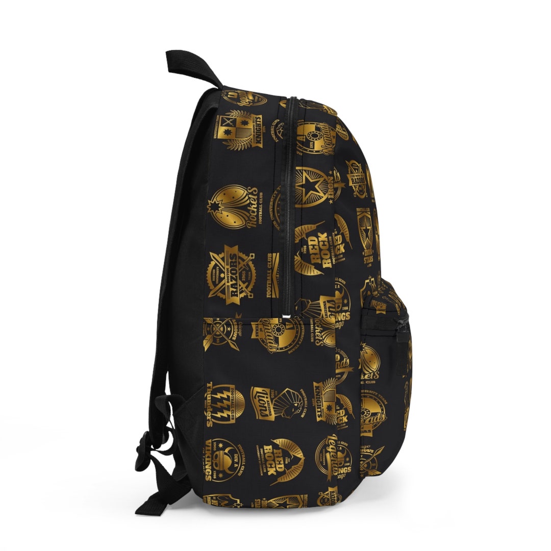 Gold School Emblems College Athletic Teams Sports Backpack - Etsy