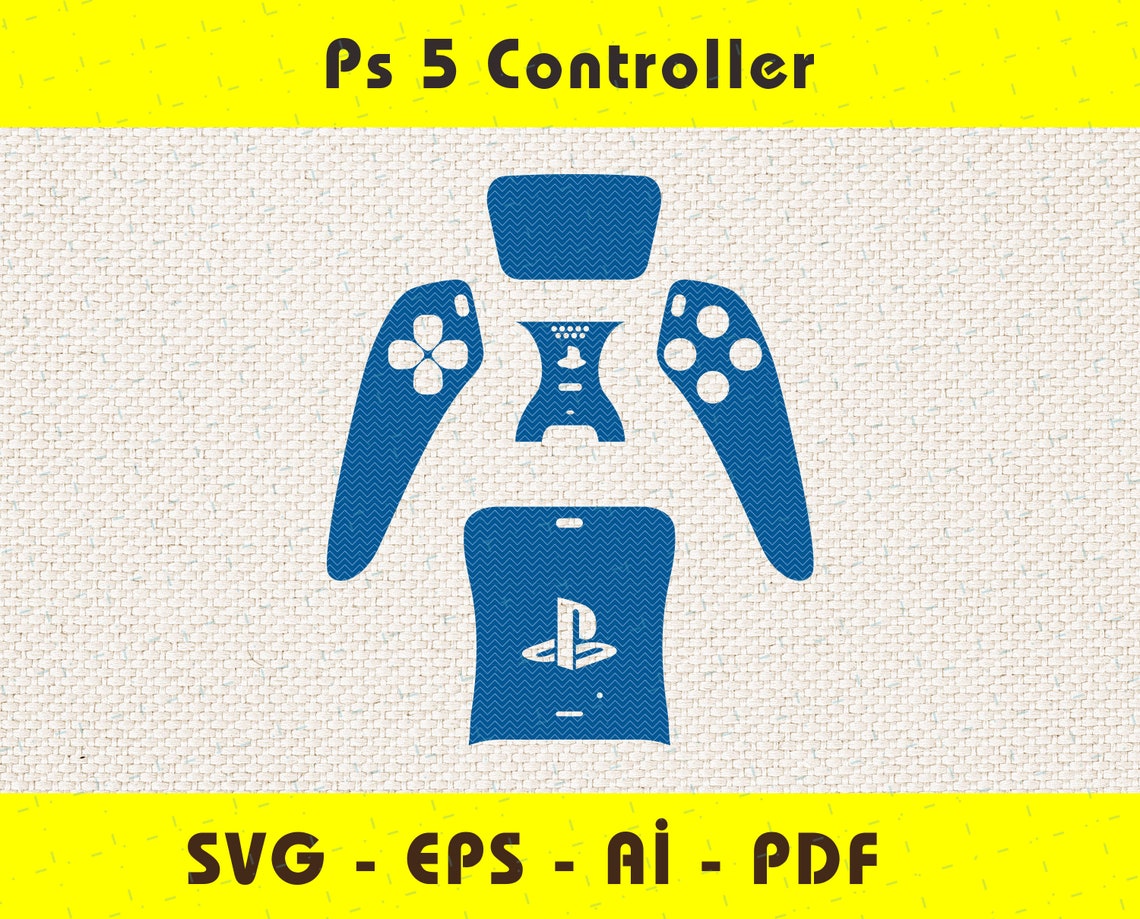 Sony Playstation 5 Controller ,PS5 Controller Full Wrap Skin Cutting ...