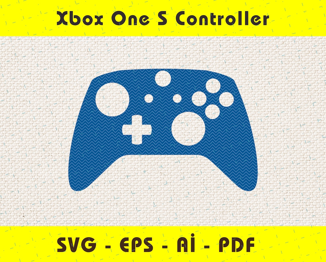 Xbox One S Controller Skin Full Wrap Skin Cutting Template SVG, EPS, Aİ ...