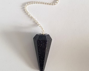 Blue Goldstone Pendulum - Etsy