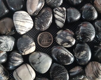 Jasper Net Picasso Tumbled Crystal - Etsy