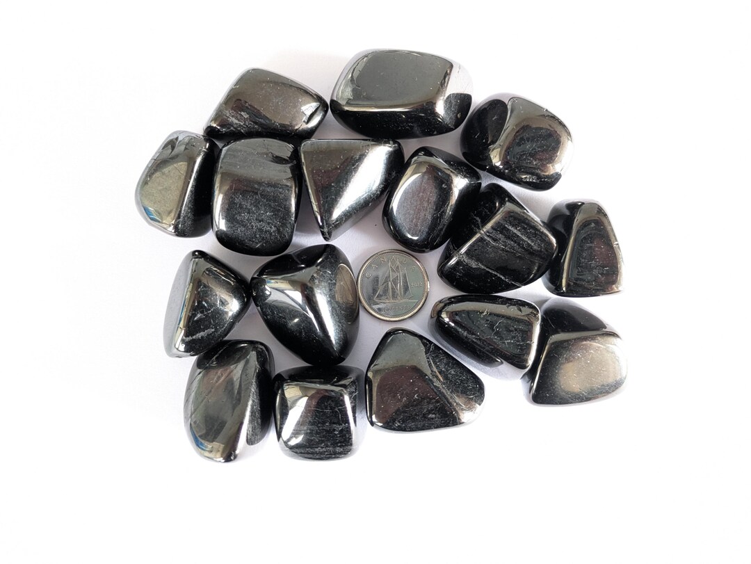 Jet Tumbled Crystal. 1pc. - Etsy