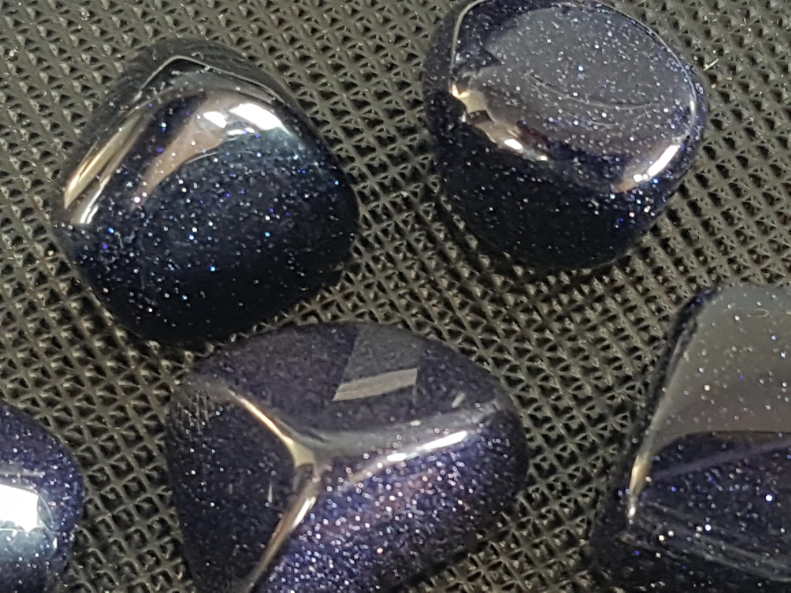 Blue Goldstone Tumbled Crystal 1pc. - Etsy Canada