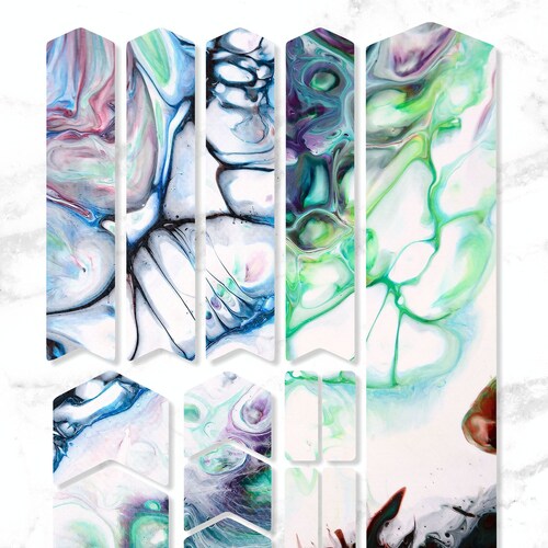 Bicycle Frame Protector Decals Set 14 Pcs / Mtb Protection - Etsy