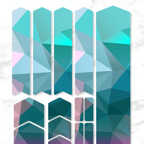 Bicycle Frame Decals Set Mtb Stickers Frame Protector Bike - Etsy