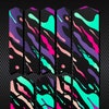 Neon Topographic Map Bicycle Frame Protector Decals, Bike Protection ...