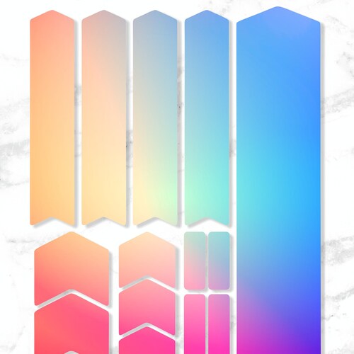 Bicycle Frame Protector Decals Set 14 Pcs / Mtb Protection - Etsy