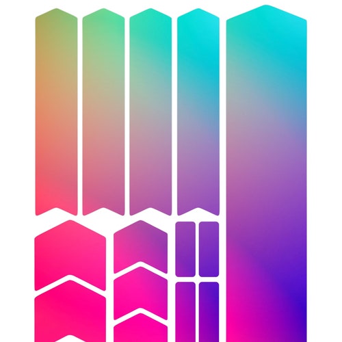 Bicycle Frame Protector Decals Set 14 Pcs / Mtb Protection - Etsy