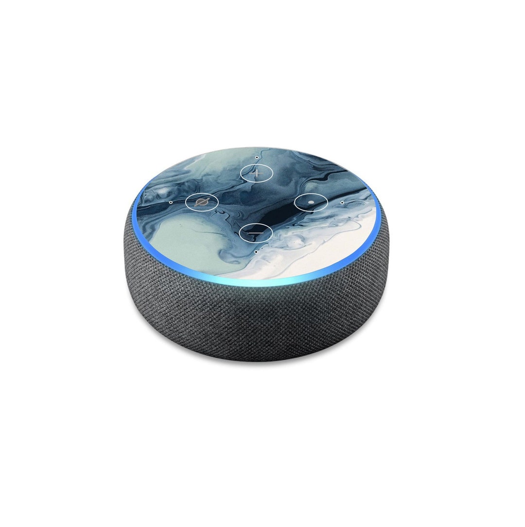 Aqua Marble Protected Skin für Amazon Dot 3, Gedruckter Vinyl-Aufkleber ...