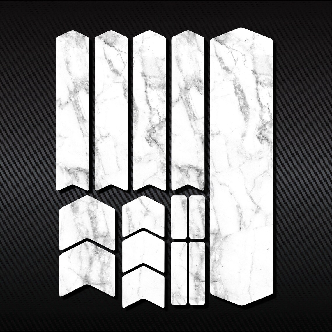 Bicycle Frame Fork Protector Decals Set 14 Pcs / Mtb - Etsy