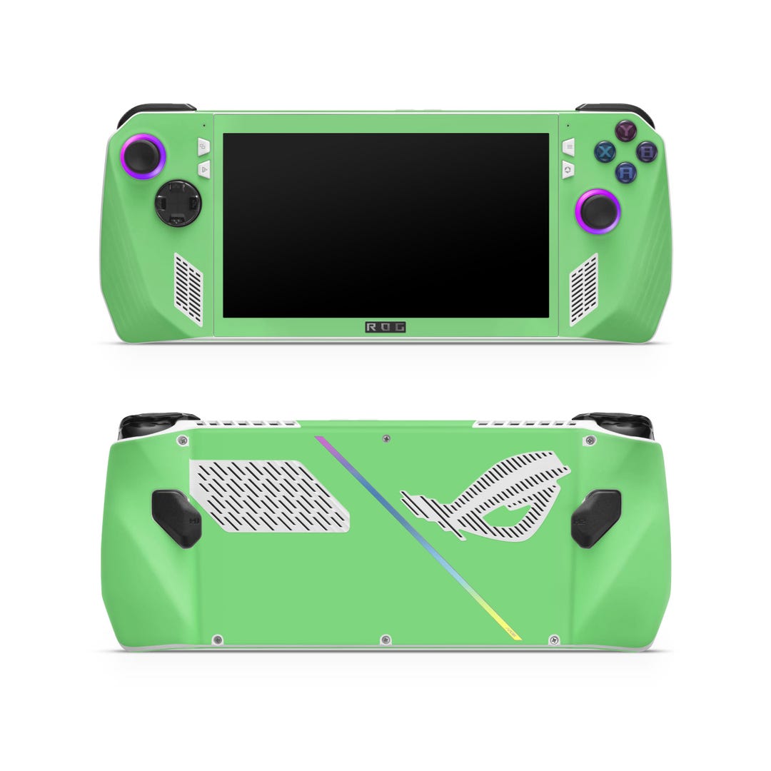 Green Rog Ally Skin, Pastel Colors Matte Skins for Asus Rog Ally, Rog ...
