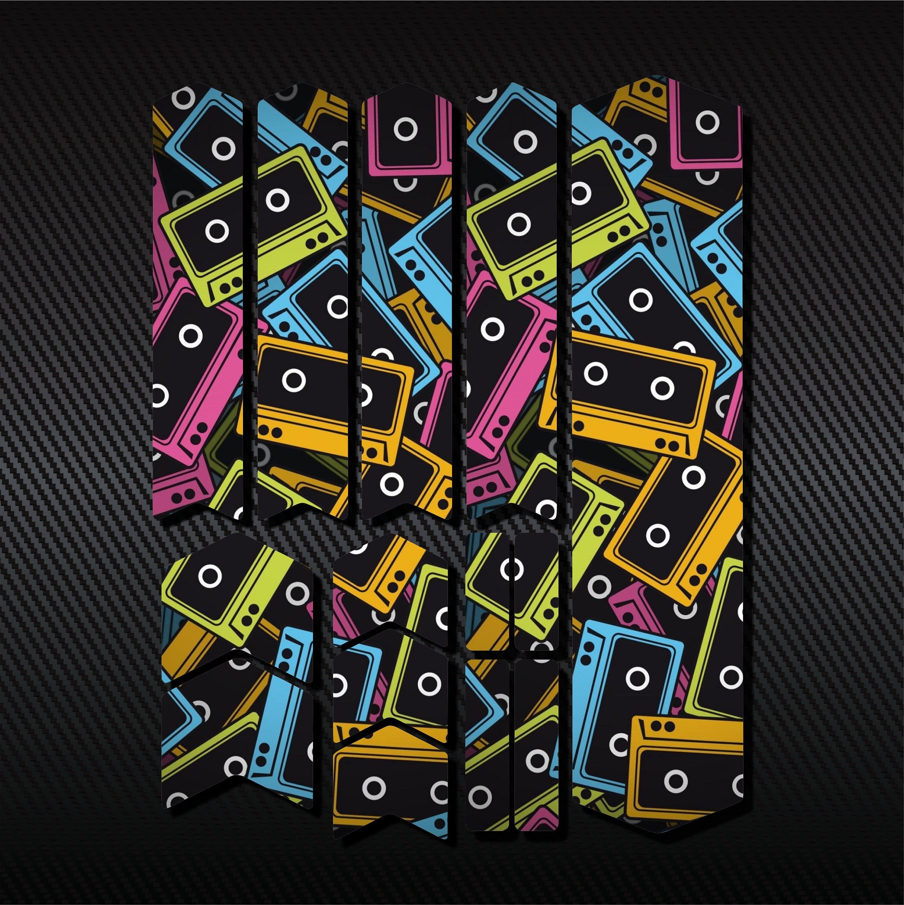 Bicycle Frame Protector Decals Set 14 Pcs / Mtb Protection | Etsy