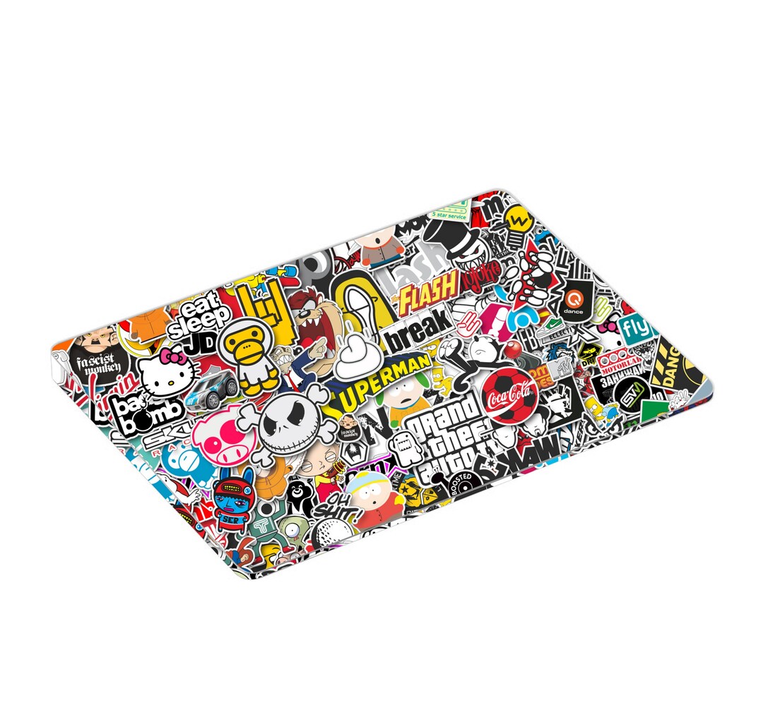 Stickerbomb Skin for Apple Magic Trackpad 1 2 3 - Printed Vinyl Wrap ...
