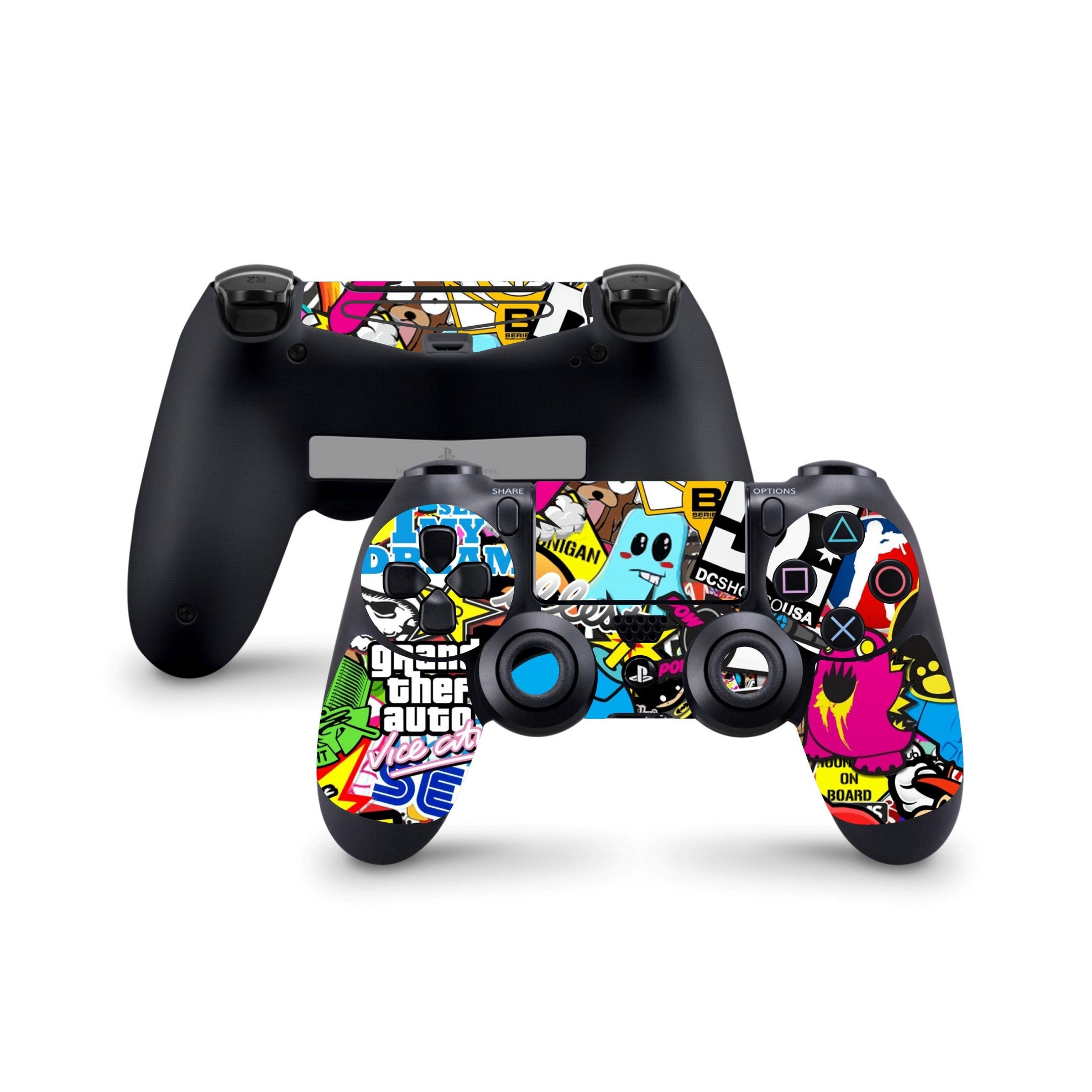 STICKERBOMB Skin for Playstation Controllers - Sony PS4 PS5 Console ...