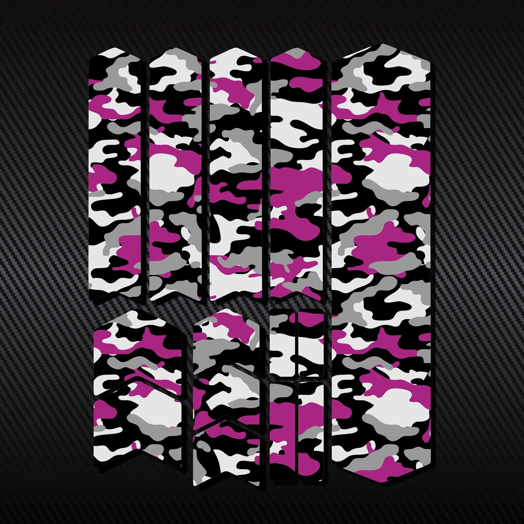 Bicycle Frame Protector Decals Set 14 Pcs / Ebike Bmx Mtb Protection ...