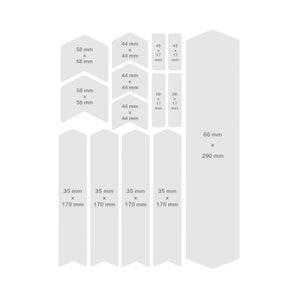 Topographic Map Pattern Bike Frame Stickers - Bicycle Frame Fork ...