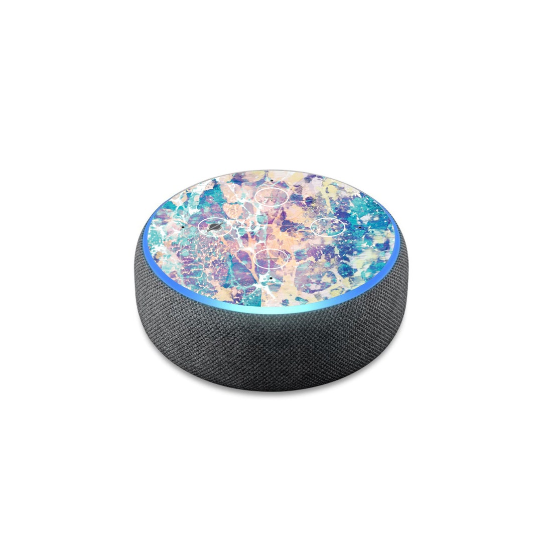 Pastel Cotton Candy Protective Skin for Amazon Echo Dot 3, Printed ...