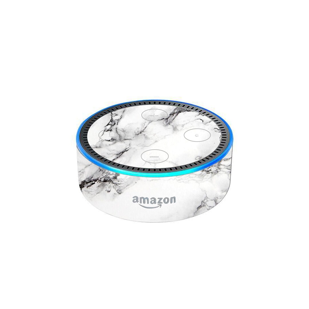 MARBLE White Skin for Amazon Echo Dot 2 2nd Gen Smart Speaker ...